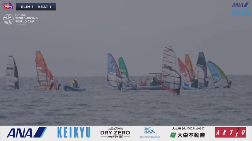 Fly! ANA Windsurfing World Cup YOKOSUKA MIURA 2023 Day 1 Report