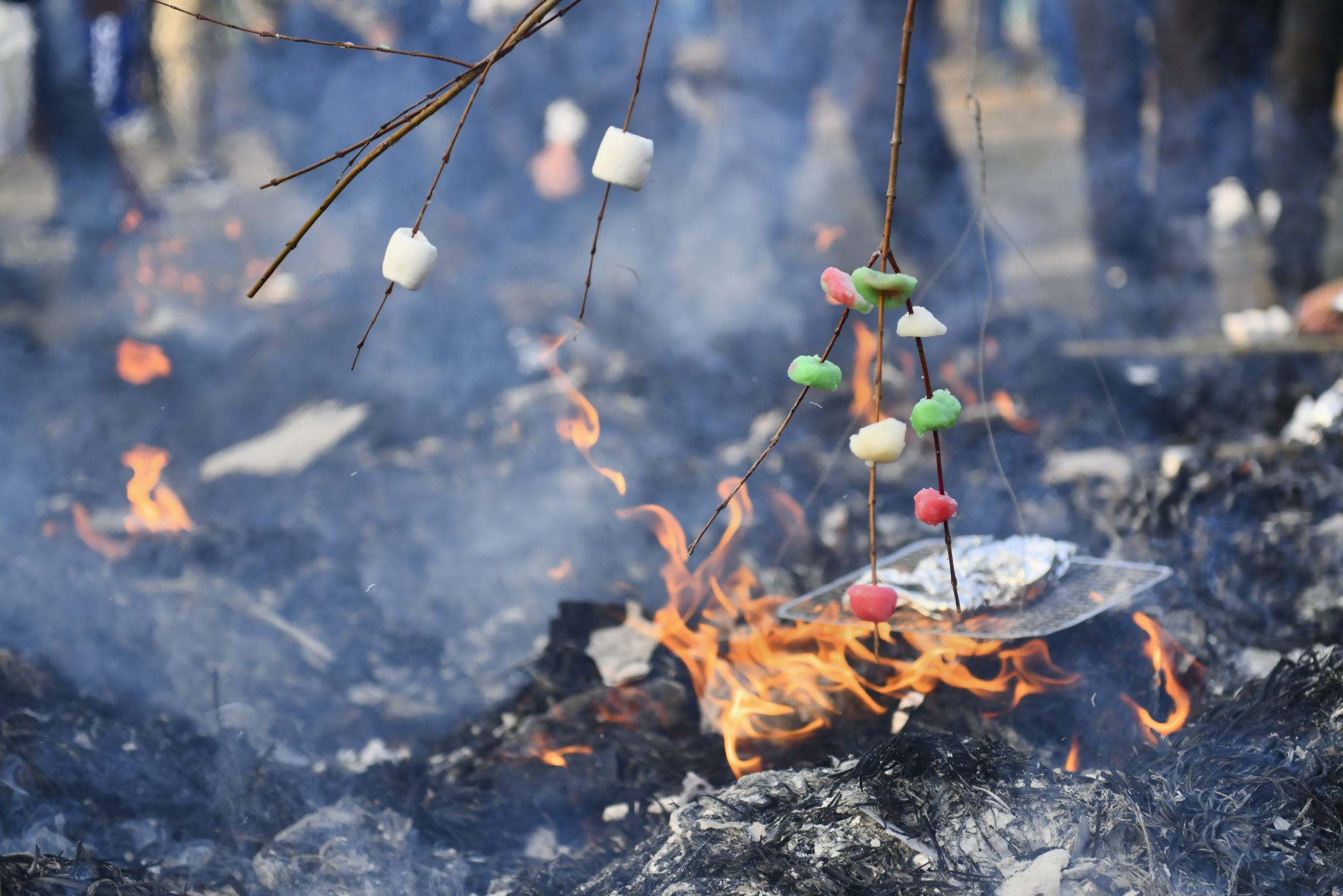Dondo-yaki/Onbe-yaki: Japanese New Year Tradition Bonfires in Yokosuka
