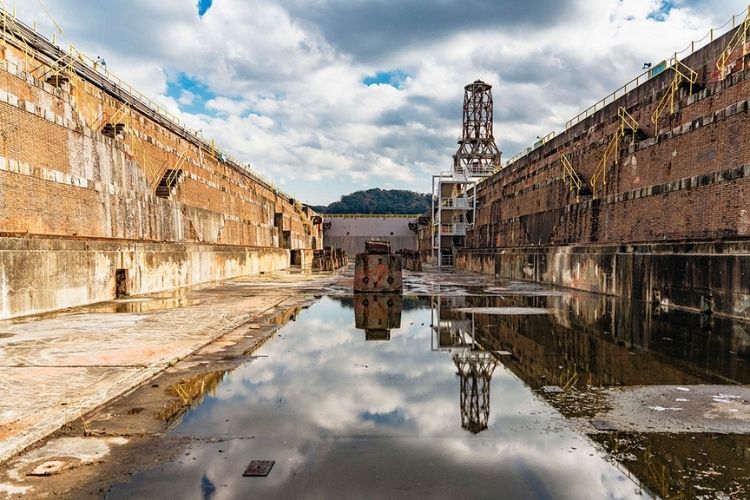 Uraga Brick Dock (Uraga Dock) | Historic Brick Dry Dock in Yokosuka